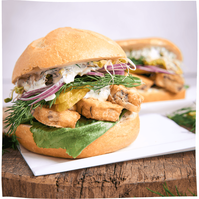 BackVish-Brötchen - Tofu Nagel